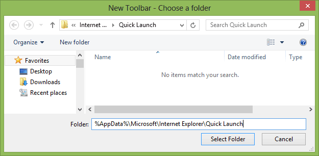 How to Add Quick Launch to the Taskbar in Windows 8 | IT Nota