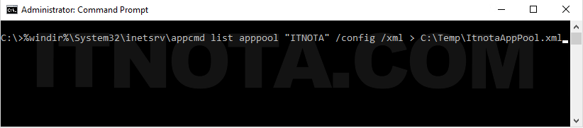 How To Get Application Pool Identity Password With Appcmd It Nota