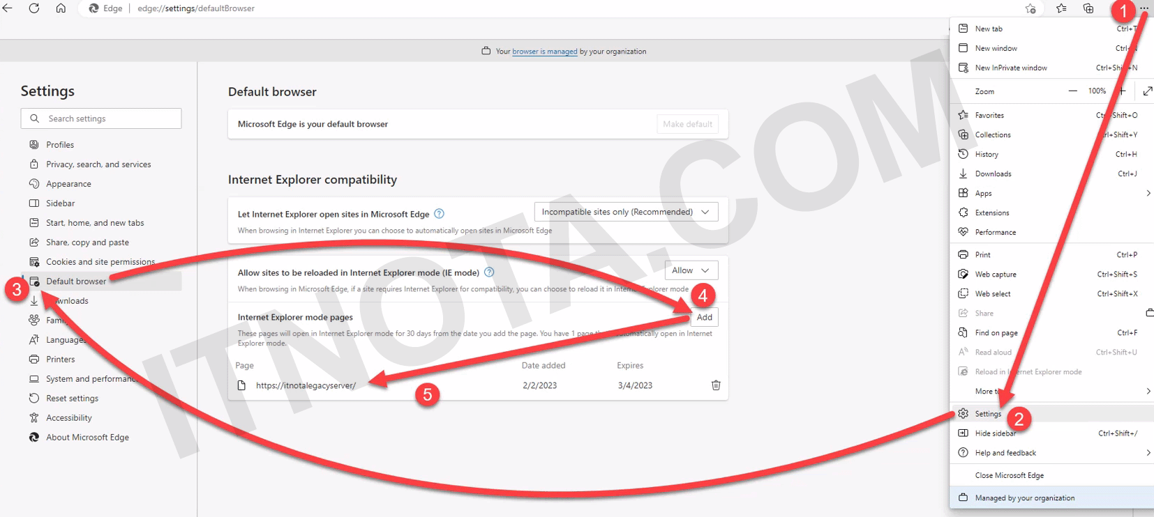 How to Set MS Edge for IE Compatibility Mode | IT Nota