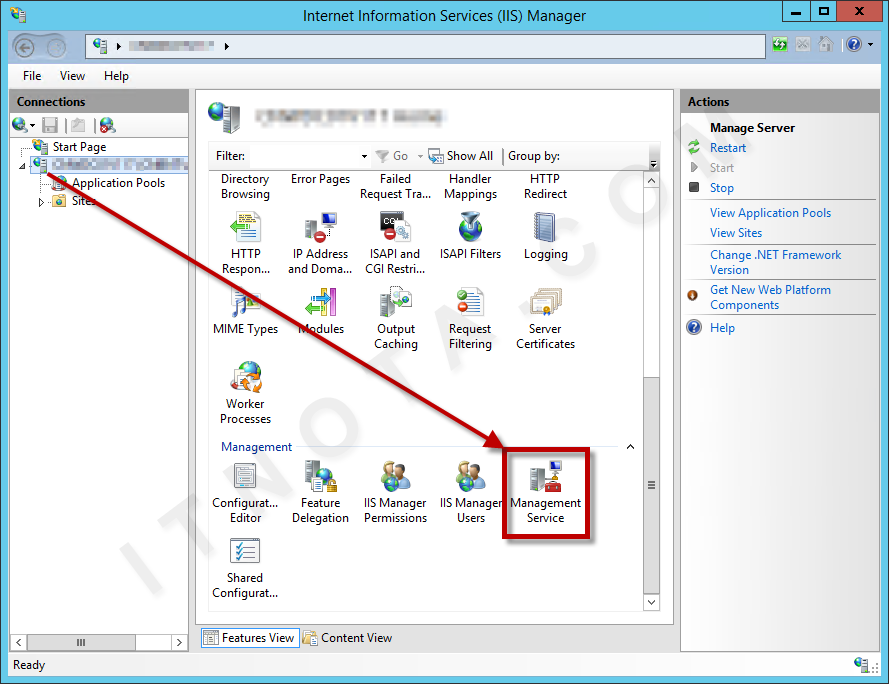 How to Manage IIS Servers Remotely with WMSVC | IT Nota