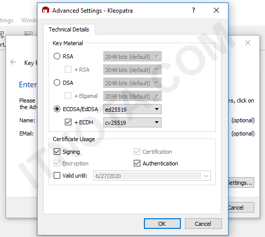 How to Create Key Pair Using Kleopatra (GnuPG) | IT Nota