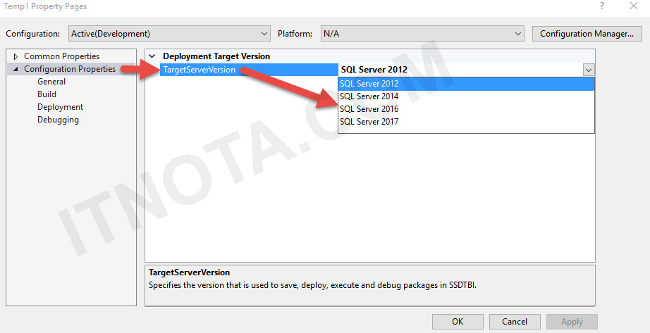 How To Build Ssis Package For Different Sql Server Version With Visual