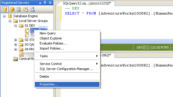 How to Use Custom Color in SSMS | IT Nota