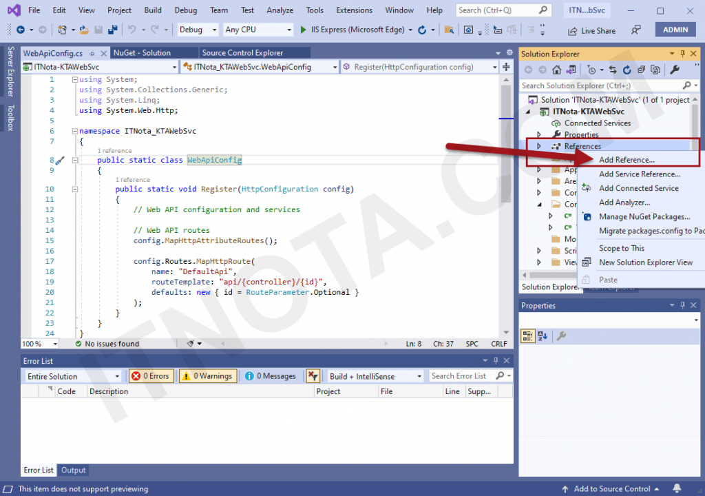 How to Create Kofax TotalAgility (KTA) SDK API in ASP.NET | IT Nota