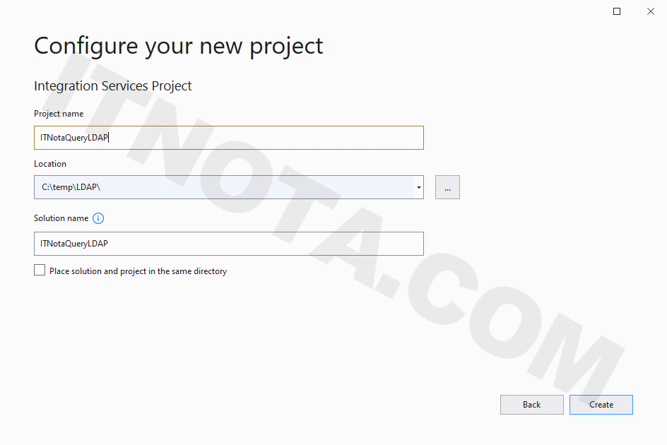 How to Quickly Query LDAP in Visual Studio SSIS | IT Nota