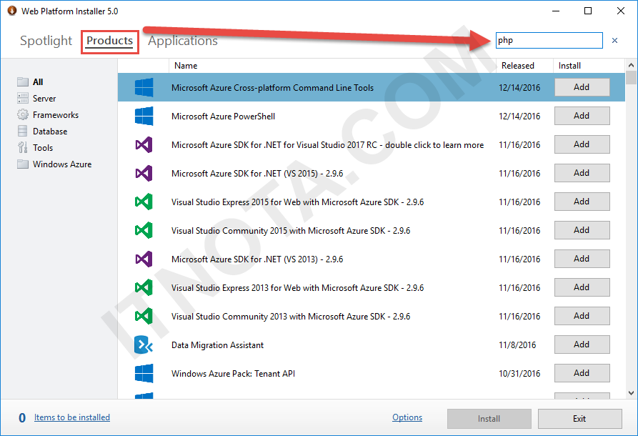 How To Install Php On Windows 10 Using Web Platform Installer It Nota