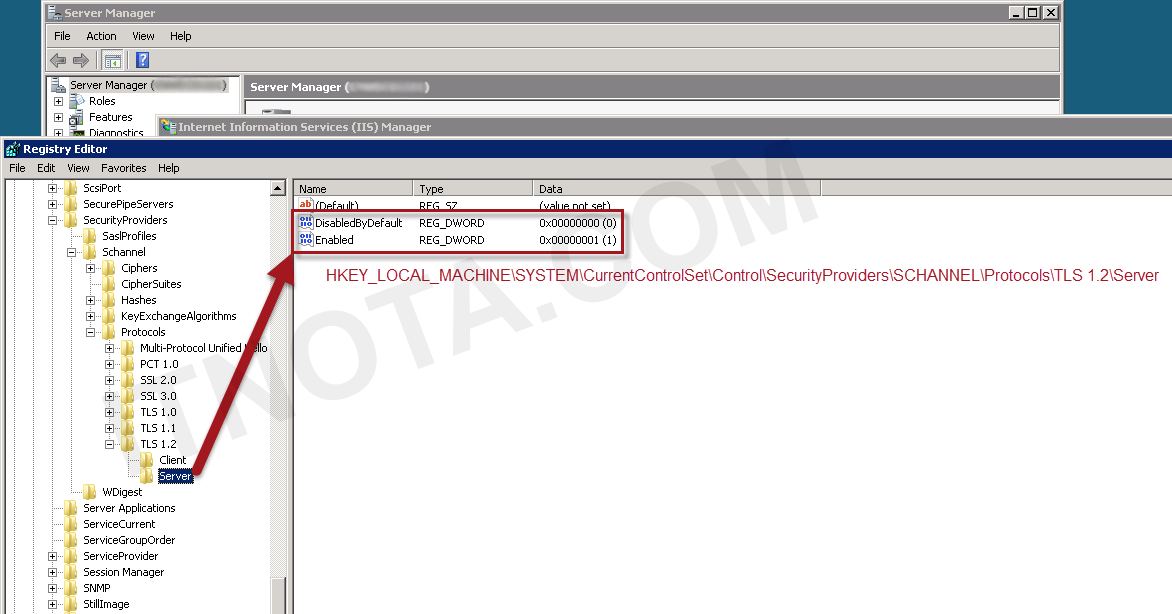 How to Enable TLS 1.2 as the Default Security Protocol on Windows Servers | IT Nota